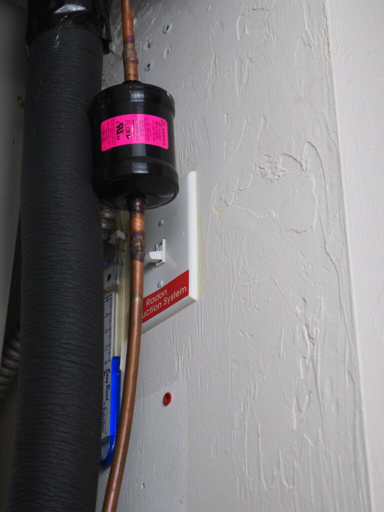 A Failed Radon Mitigation System | Radon Mitigation, Radon Services By ...